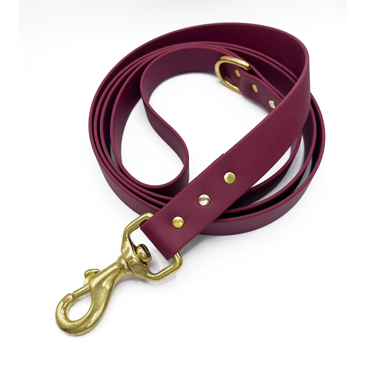 Block colour Biothane Lead – customisable– The Muzzle Movement