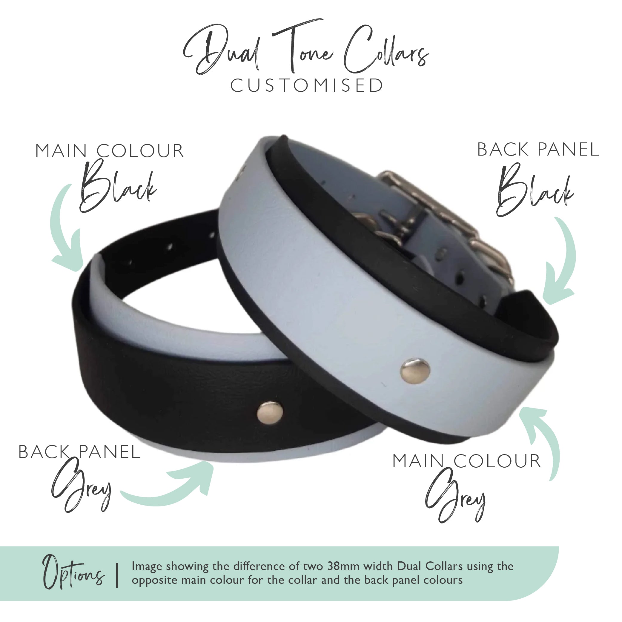 Dual Tone Collar - customisable– The Muzzle Movement