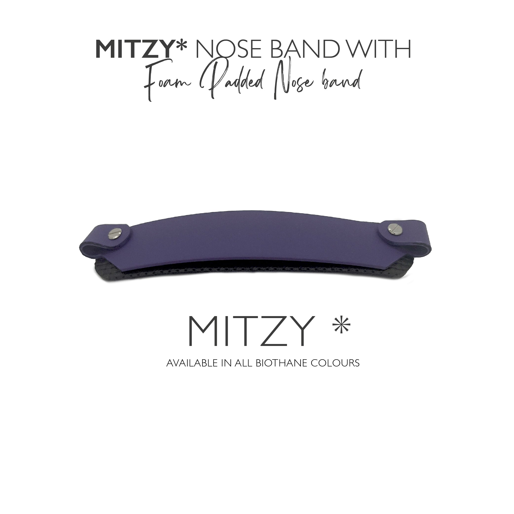 Foam padded nose band - Customisable– The Muzzle Movement