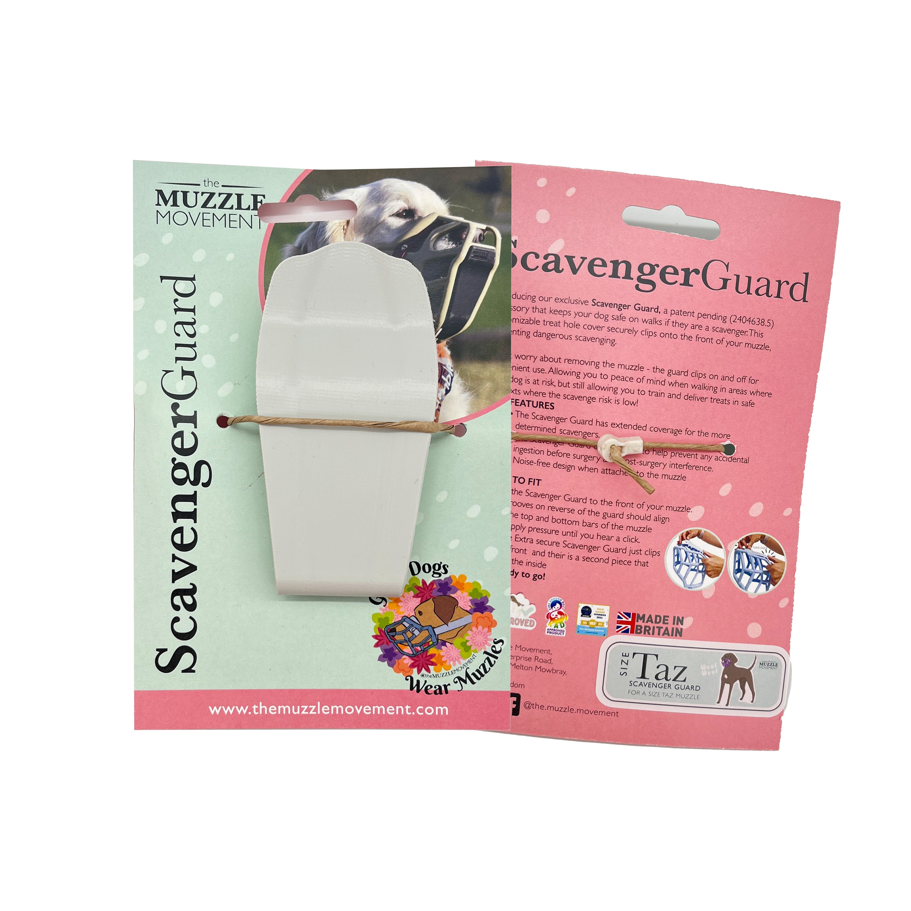 Extra-secure scavenger guard– The Muzzle Movement