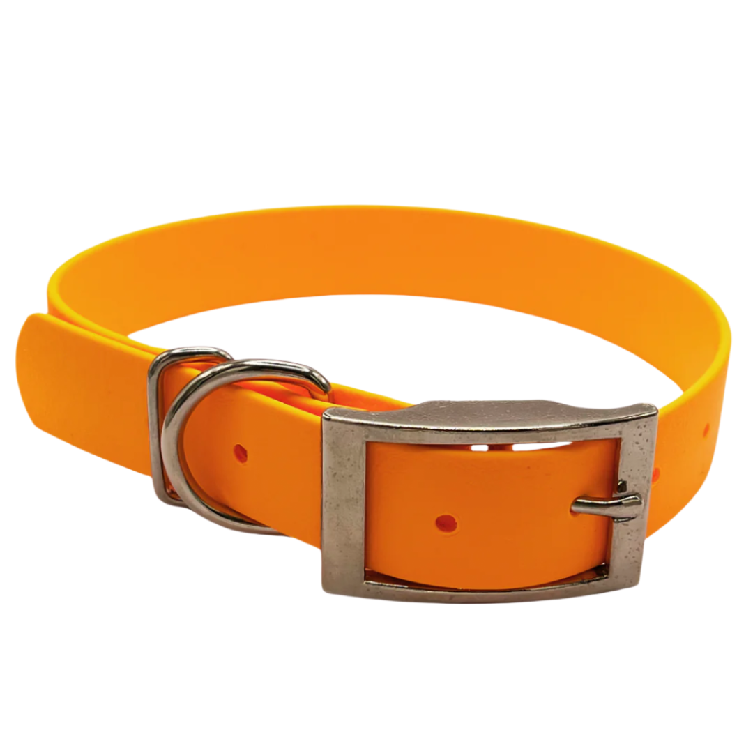 Block colour Biothane collar – customisable– The Muzzle Movement